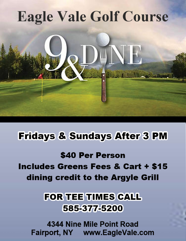 Nine & Dine | Eagle Vale Golf Club