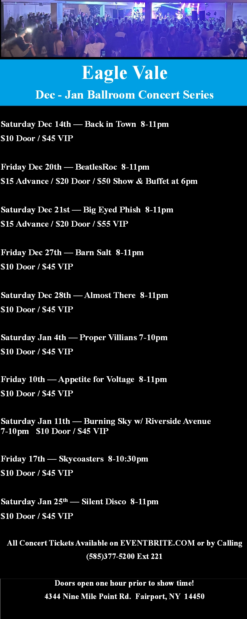 Upcoming Events | Eagle Vale Golf Club